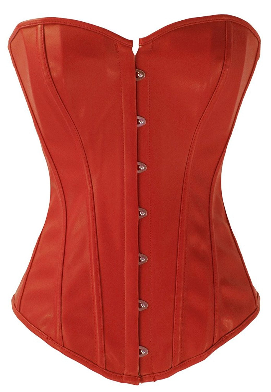 Miss Moly Fashion Womens Sexy Steampunk Gothic Faux Leather Boned