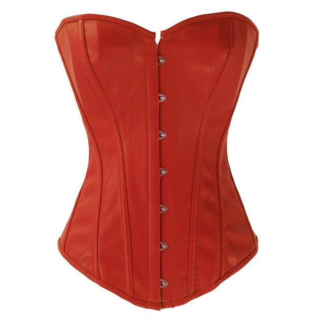 Miss Moly Fashion Womens Sexy Steampunk Gothic Faux Leather Boned
