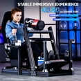 Marada Sim Racing Cockpit Stand, Adjustable Aluminum for Thrustmaster ...