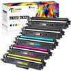 TN-227 High Yield Toner Cartridge 5-Pack Compatible for Brother TN227 ...