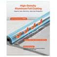 Double Reflective Insulation Roll, 48in x 250ft, Aluminum Foil Radiant ...