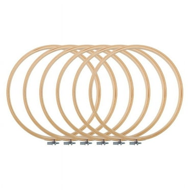 Craft County Wooden Embroidery Hoops - High Quality Needlepoint Tool ...