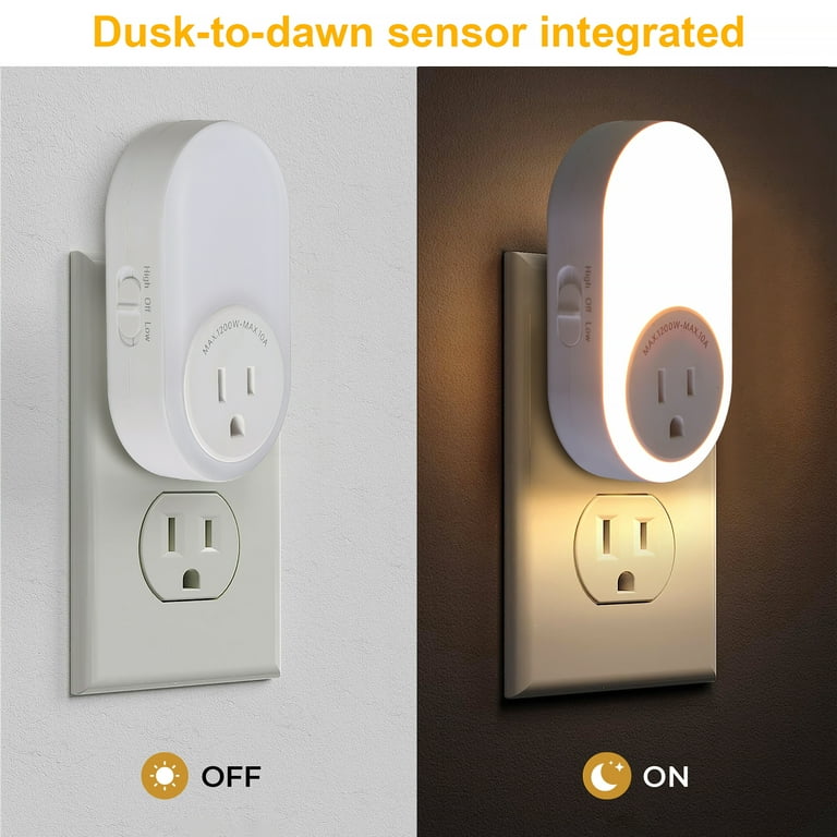 Light Sensor Outlet Plug
