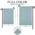 Blue Linen Garden Flag 28x40 Inch Farmhouse Pure Color Country Vintage ...