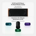 Keychron K2 HE Wireless Magnetic Keyboard & M3 Bluetooth 79g ...