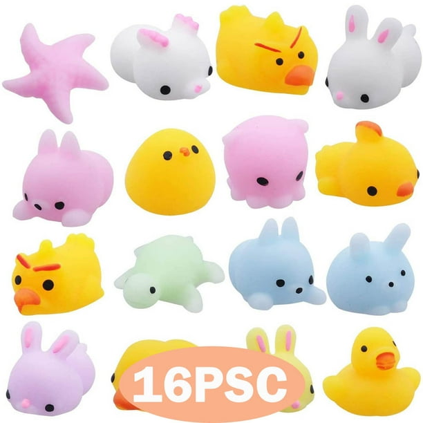 Mochi Squishy Toy 18pcs Jumbo And Mini Squishy Party Favors For Kids ...