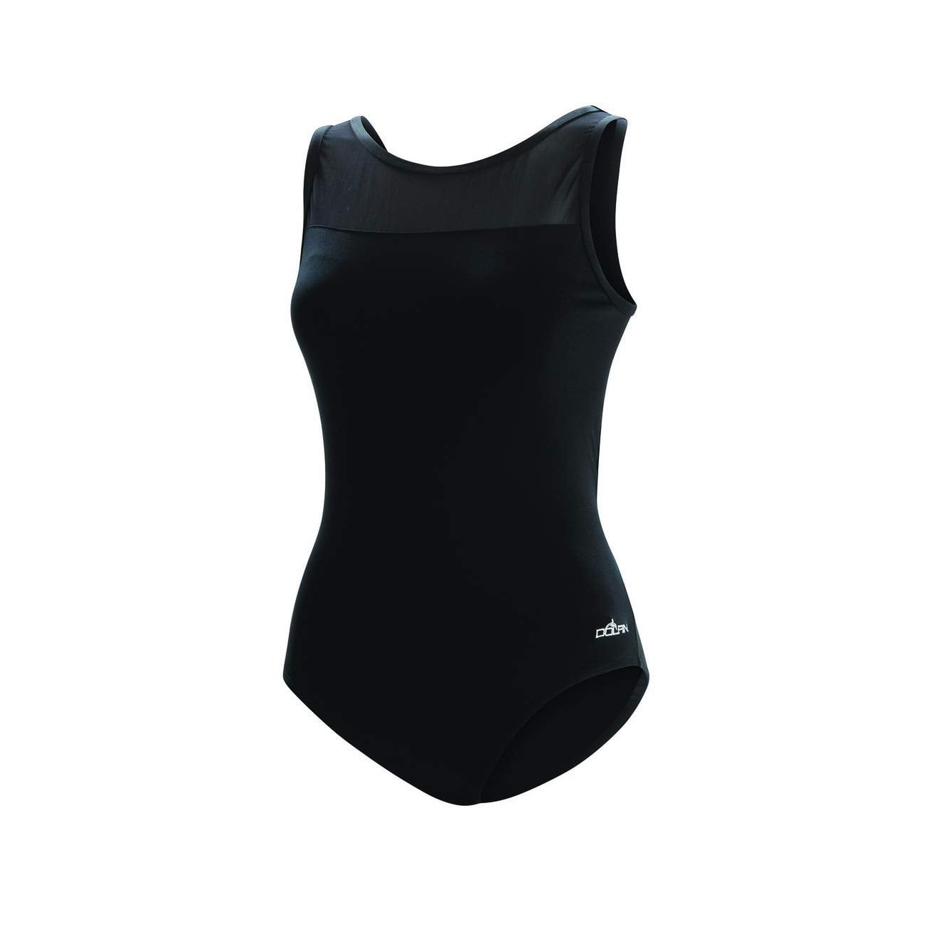 Dolfin Aquashape Solid Power Mesh V-2 Back Black Size 22 - Walmart.com