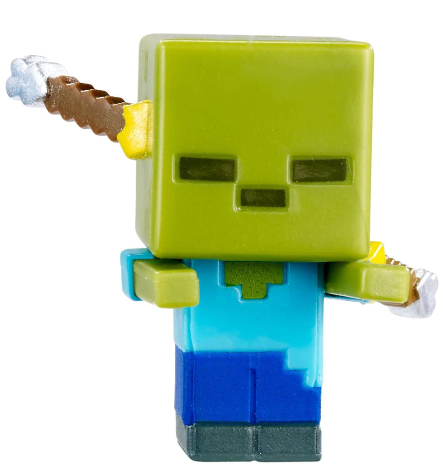 Zombie Head Minecraft Statue