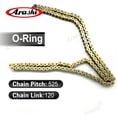 Arashi 525 O-Ring Drive Chain 120 Links With Connecting Master Link for ...