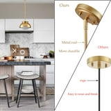 Turin Brass Pendant Light Fixture Dome Brass Pendant Lights Kitchen ...