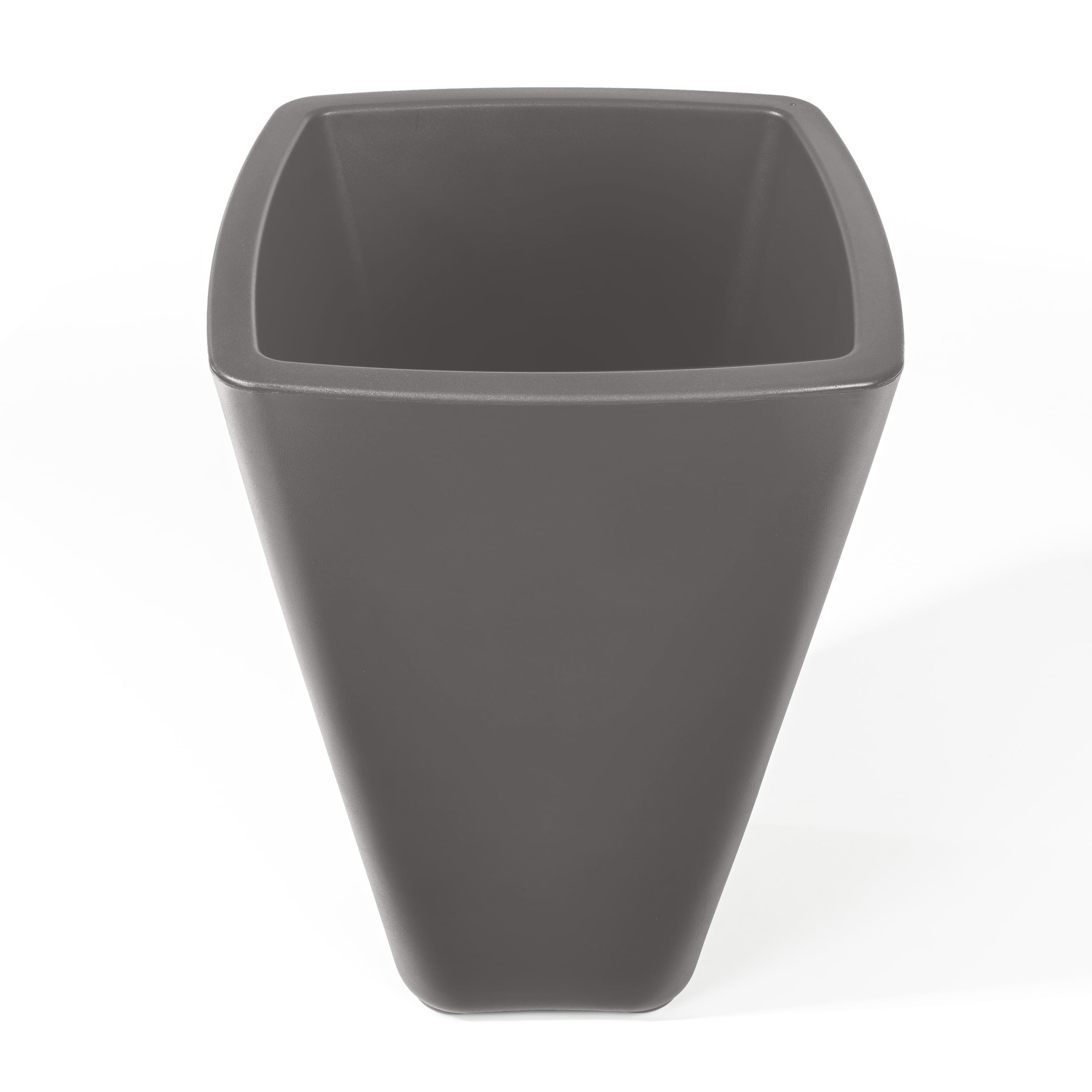 Step2 Bridgeview 26" Tall Dark Cedar Square Indoor Outdoor Plastic ...