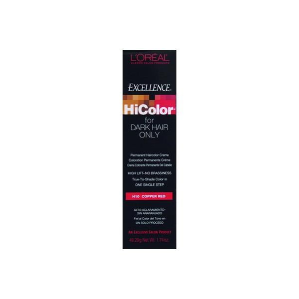 L'Oreal Excellence HiColor, H10 Copper Red, 1.74 Oz.,12 packs - Walmart.com
