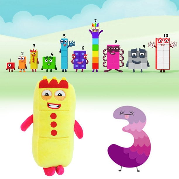 Jaraliny Numberblocks Plush Toys 1 10 Mathematics Enlightenment