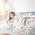 Castle Fairy Sport Baseball Print Queen Comforter Set 3 Pieces, Pink ...