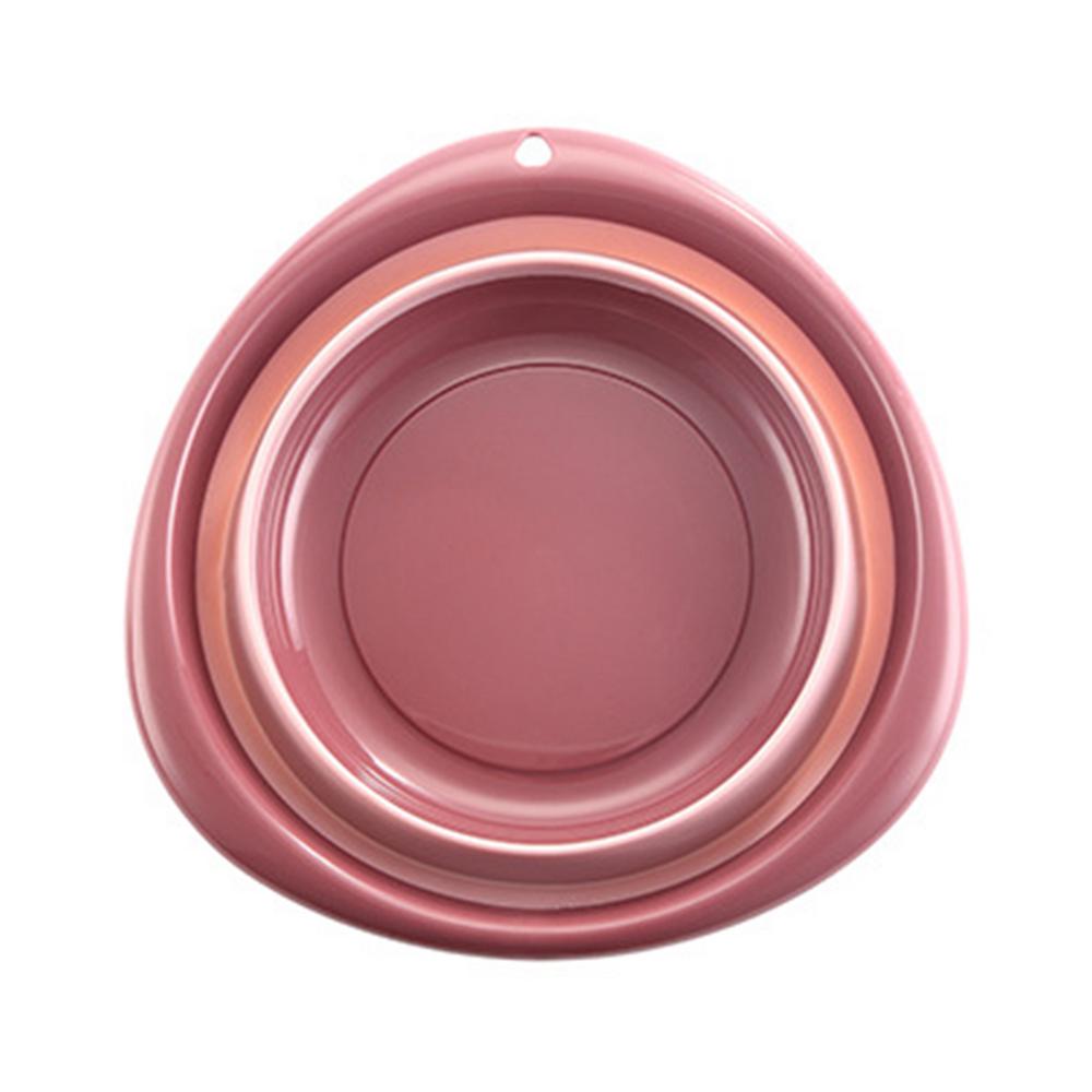 Creative folding basin Outdoor travel portable basin Washing face ...