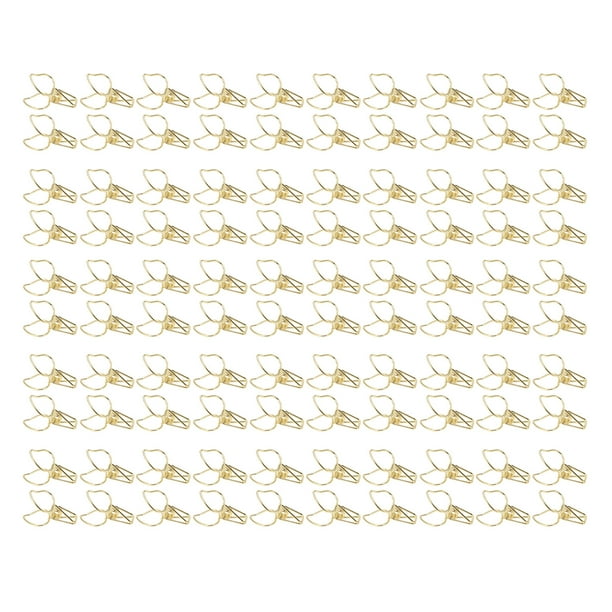 Oubit Peach Binder Clips,100pcs Peach Binder Clips Office Binder Clips ...