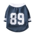 Breathable Mesh Dog Soccer Jersey Sporty Pet Football Shirt for Small ...