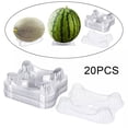 20 PCS Plastic Melon Cradle Clear Watermelon Support Stand Melon Holder ...