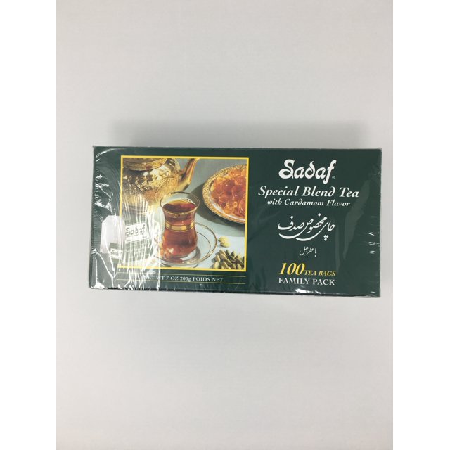 Sadaf Special Blnd Tea With Cardamom Flavor, 100-Count - Walmart.com