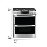 Estufa IO Mabe 30" Inoxidable Doble horno Io950Fs0 | Bodega Aurrera en ...