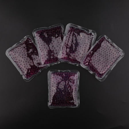 5pcs Freezable Microwavable Reusable Flexible Beads He Cold for Pain ...