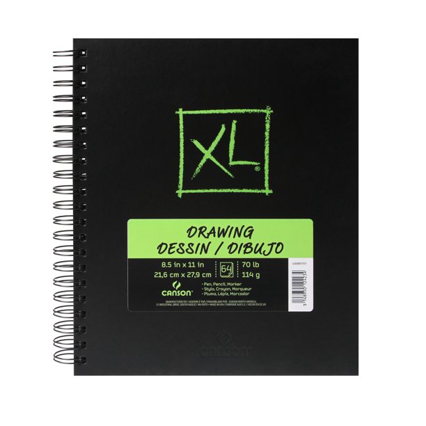 Canson XL Drawing Book, 60 Sheets, 8.5" x 11" - Walmart.com