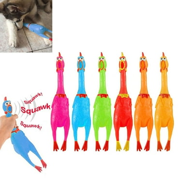 Animolds Tie-Dye Squeeze Pack, Loud Squeaking Rubber Chicken Toy ...