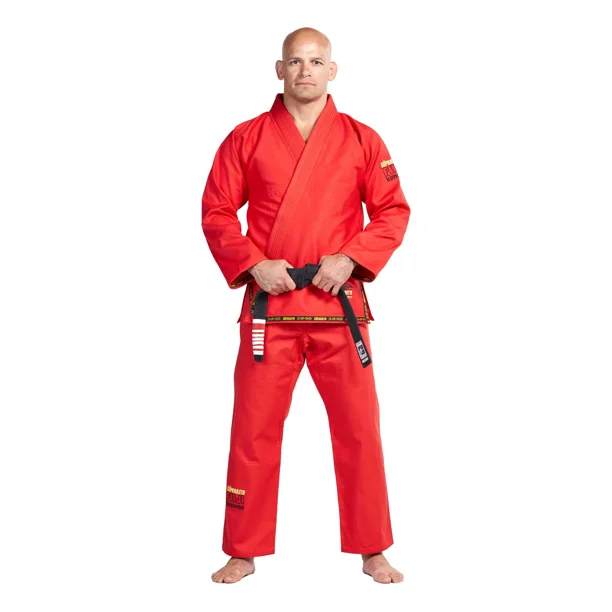 Fuji Suparaito Superlite Brazilian Jiu Jitsu Gi Red Gold A3h