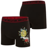 Ed Hardy Men's Boxer Briefs Pack of 4, Sports Performance Stretch ...