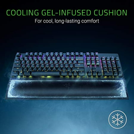 Razer Ergonomic Wrist Rest Pro for Full-Sized Keyboards: Cooling Gel ...