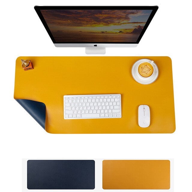 Mouse Pad De Cuero Impermeable 80X40 Azul | Knasta Chile