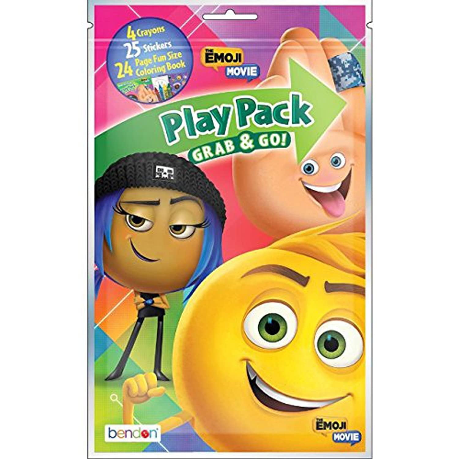 12X Emoji Movie Grab and Go Play Pack Party Favors (12 Packs) - Walmart.com