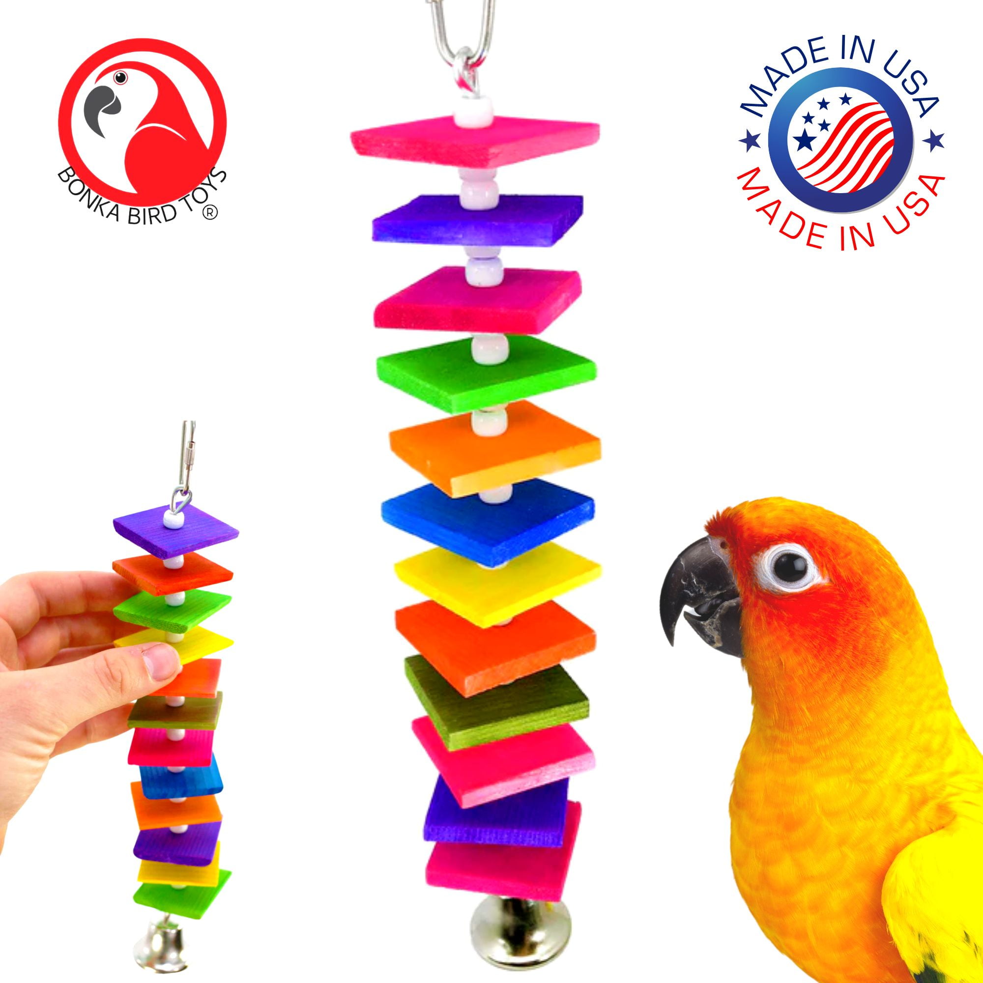 Bonka Bird Toys 1134 Long Mini Step - Walmart.com