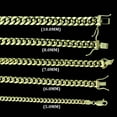 10K Solid Yellow Gold Men's 5mm-10mm Miami Cuban Link Chain Bracelet ...