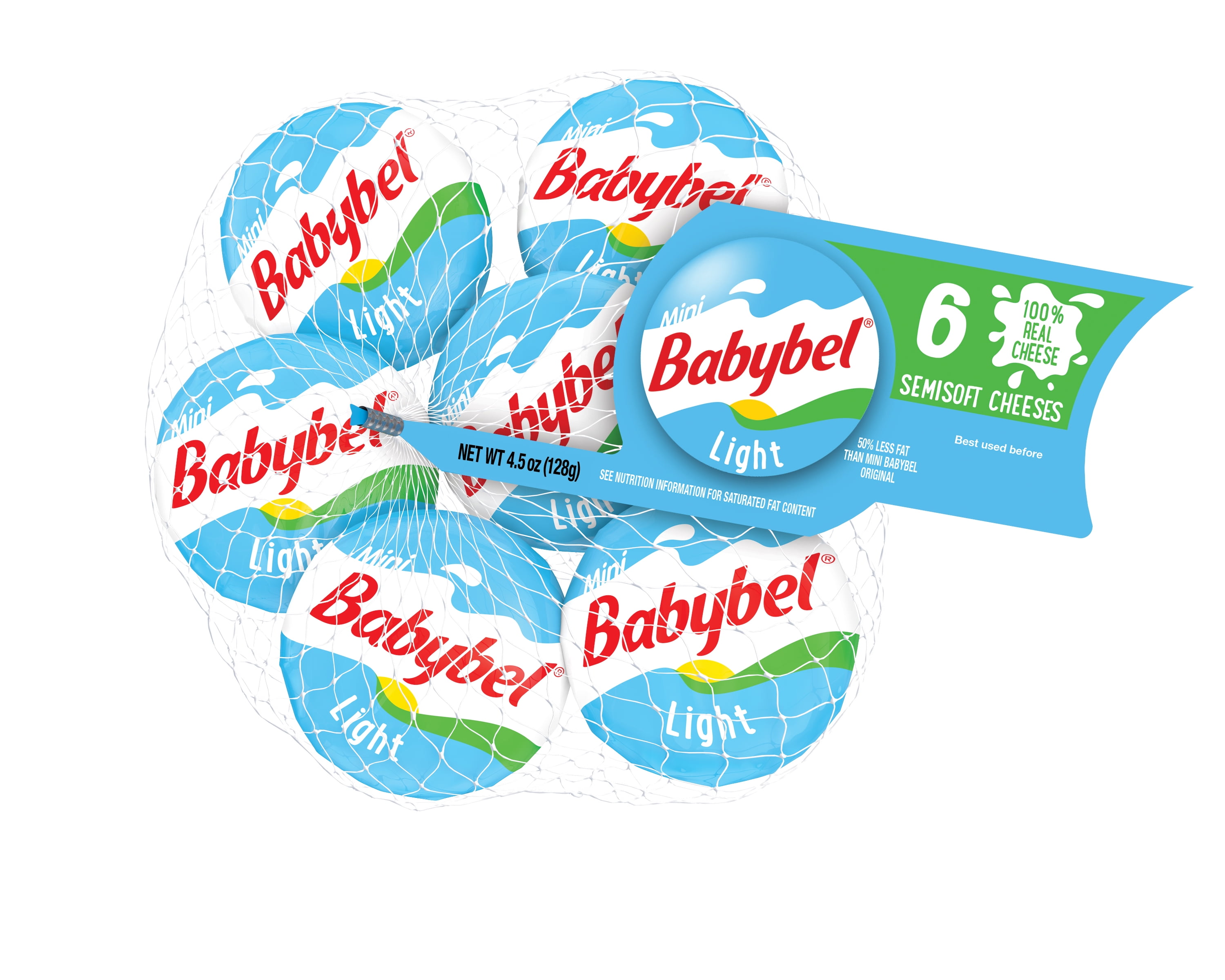 Mini Babybel Light Semisoft Cheeses - 6ct – BrickSeek