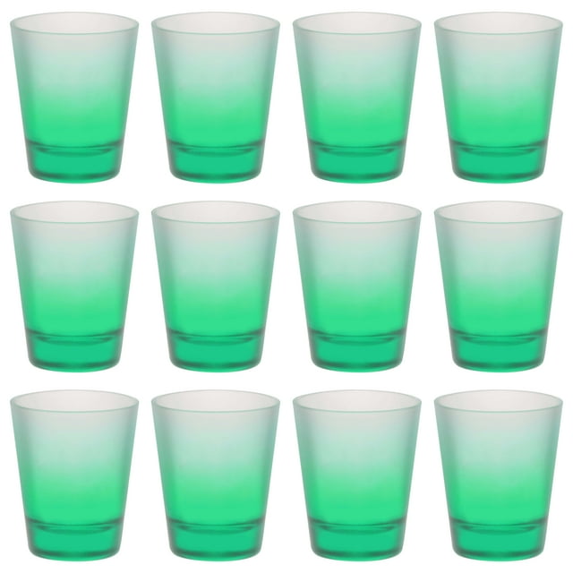 Walmart 1.75 oz. Frosted Shot Glasses, Velvet Design, Set of 12 ...