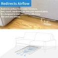 Magnetic Air Vent Extender for Under Furniture Vent Deflector for Floor ...
