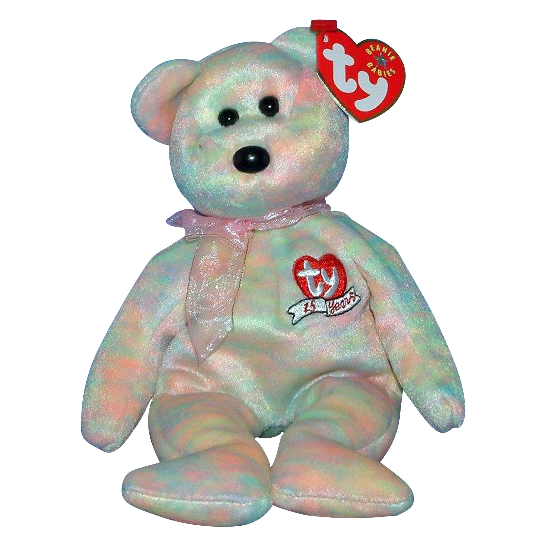 Ty Beanie Baby: Celebrate the Bear | Stuffed Animal | MWMT - Walmart.com