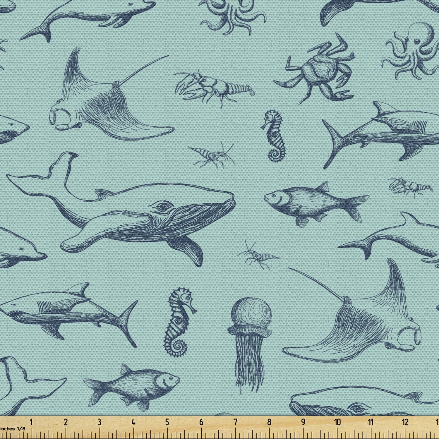 Nautical Pattern Fabric