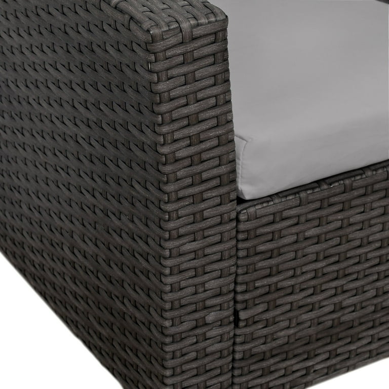 Alfonso 4 Piece Rattan Sofa Seating Group with Cushions 17 H x 32 L x 32 D 106 lb. Walmart