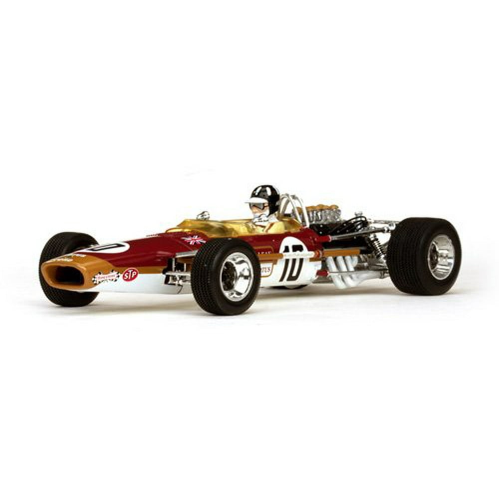 Lotus 49 F1 #10 Graham Hill 1968 Spanish Grand Prix Winner 1/18 by Quartzo 18214 - Walmart.com ...