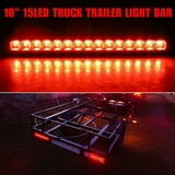2x 15LEDs Red LED Sealed Truck Trailer Strip Brake Rear Stop Turn Tail ...