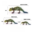 1pc 3D Printed Tyrannosaurus Rex Realistic Dinosaur Model Jointed Full ...