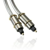 Skywalker 3ft Digital Audio/Video Optical Toslink Cable (Clear ...