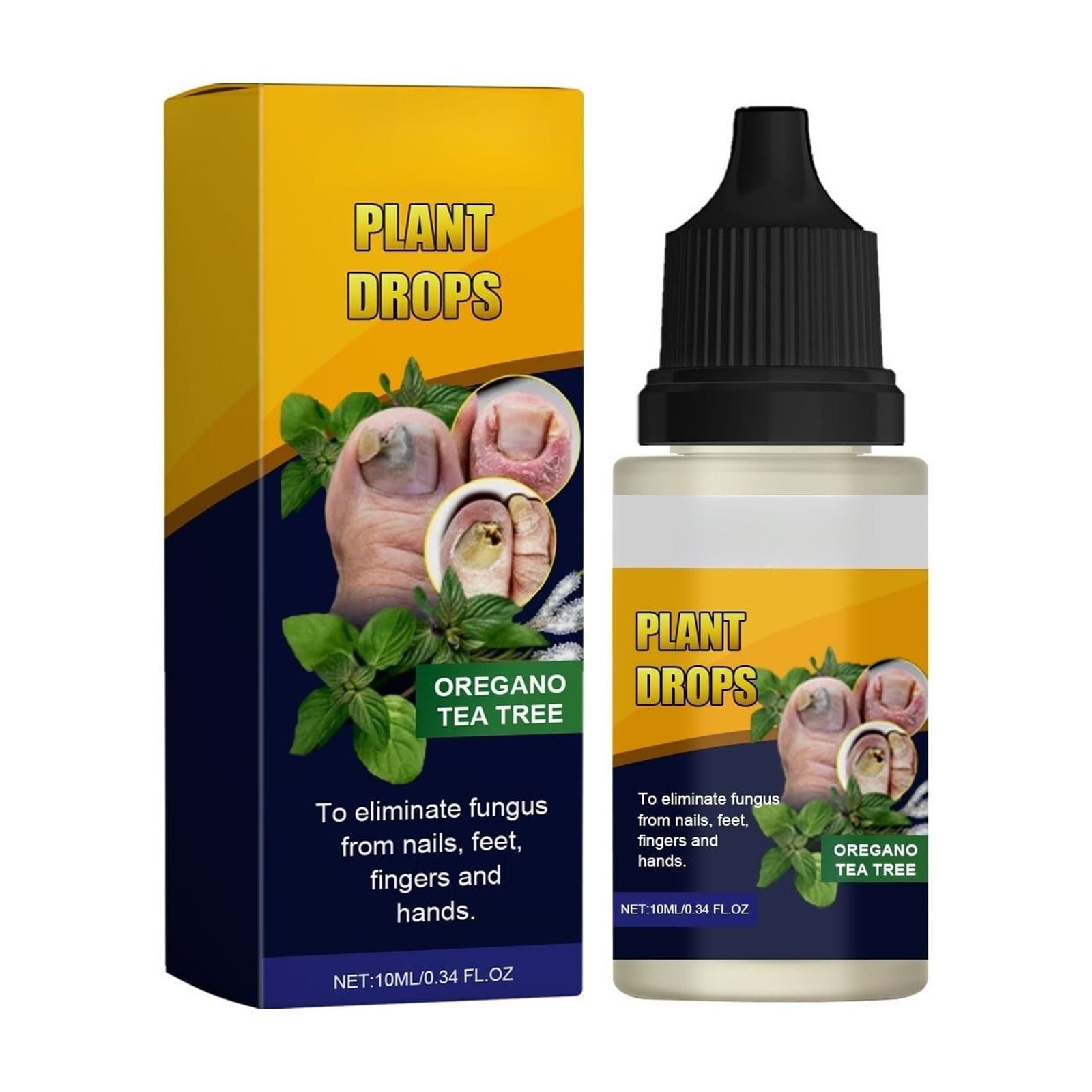 Clearance Sale Oregano Tea Tree Anti-Fungal Plant Drops - Nail, Feet ...