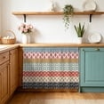 Boho Cabinet Curtains 28"W x 35"L,Dustproof Sink Skirt Curtain for ...