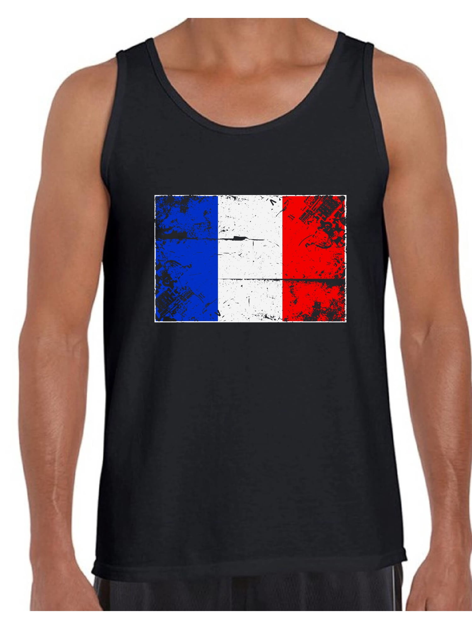 Awkward Styles France Flag Tank Top for Men French Tanks French Men ...