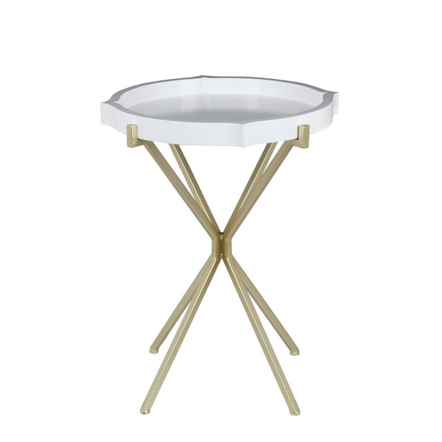 Accent Table - Glossy White - Walmart.com