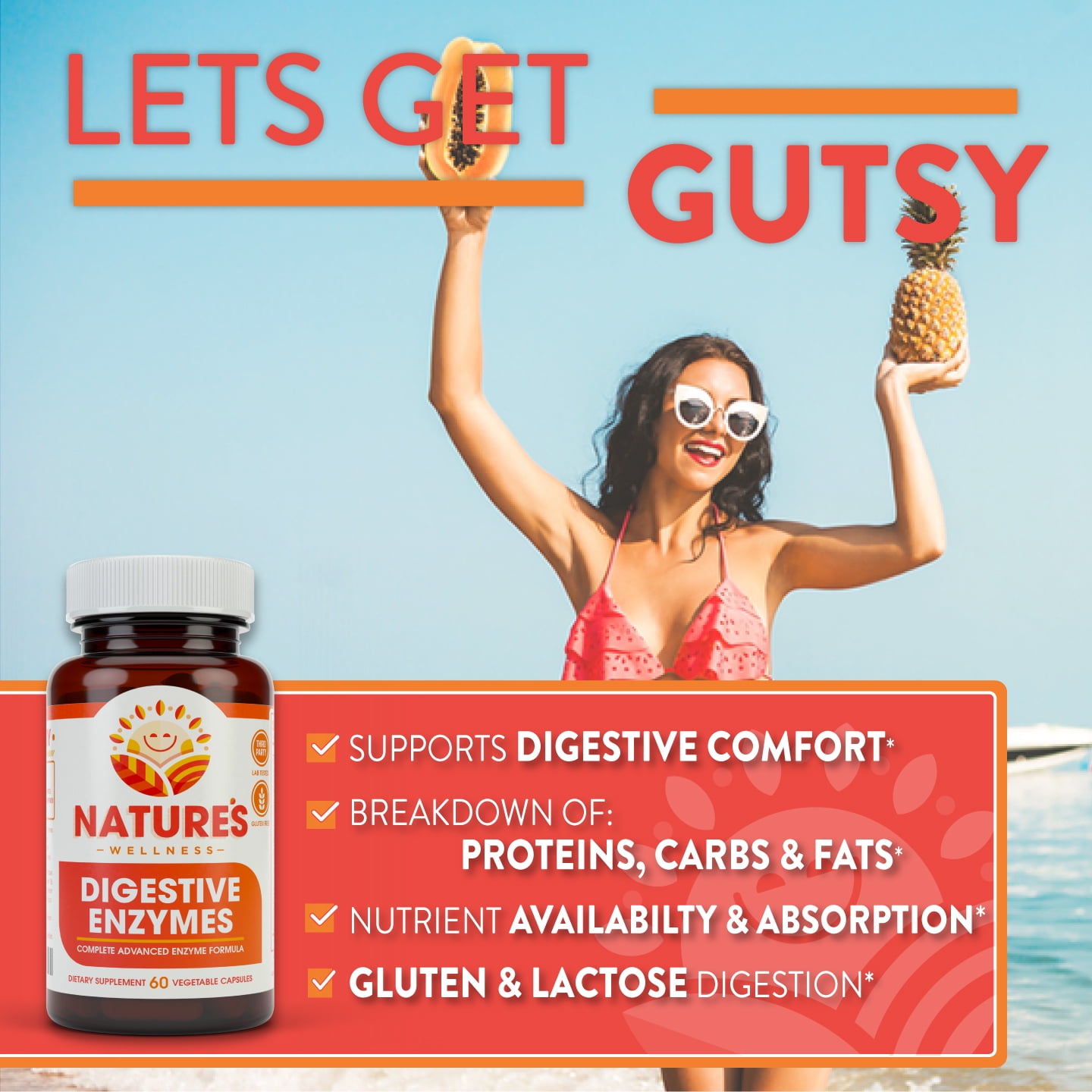 Digestive Enzymes Complete – Advanced Multi Enzyme Supplement for ...