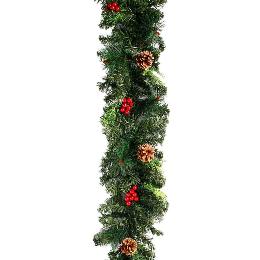 Christmas Garland Decoration Durable & Bendable Lifelike Branches ...